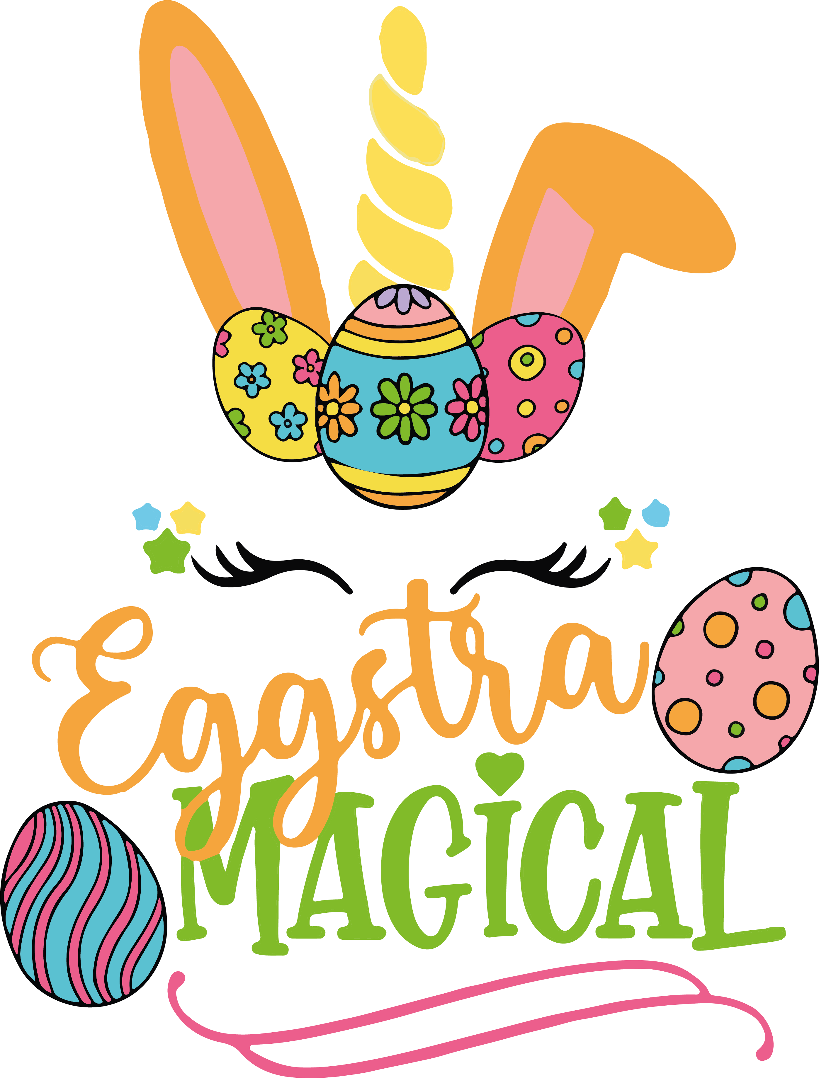 Eggstra Magical Easter Design - DTF Ready To Press – DTF Dallas