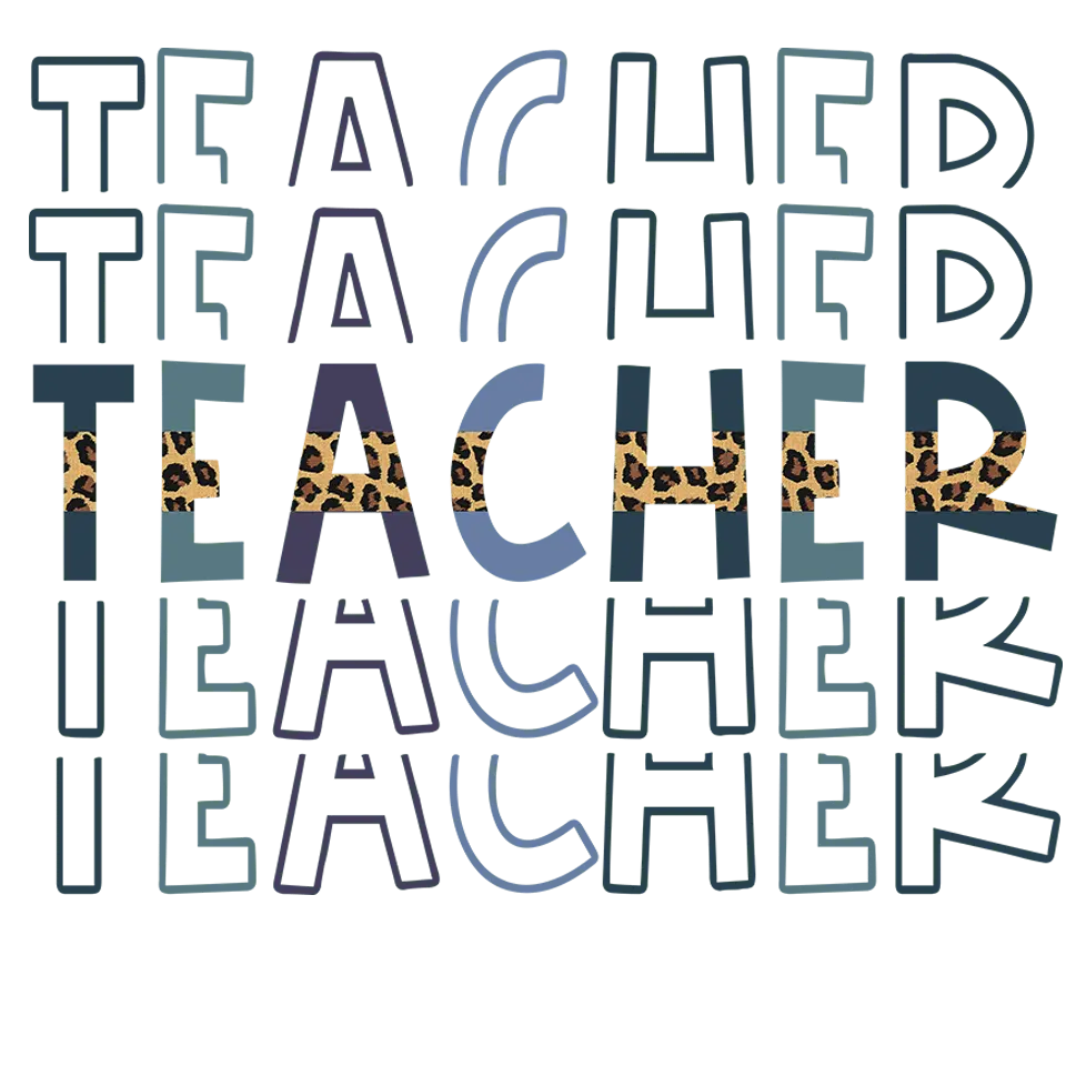 Back to School Teacher Design Ready Press (V1) | DTF Dallas