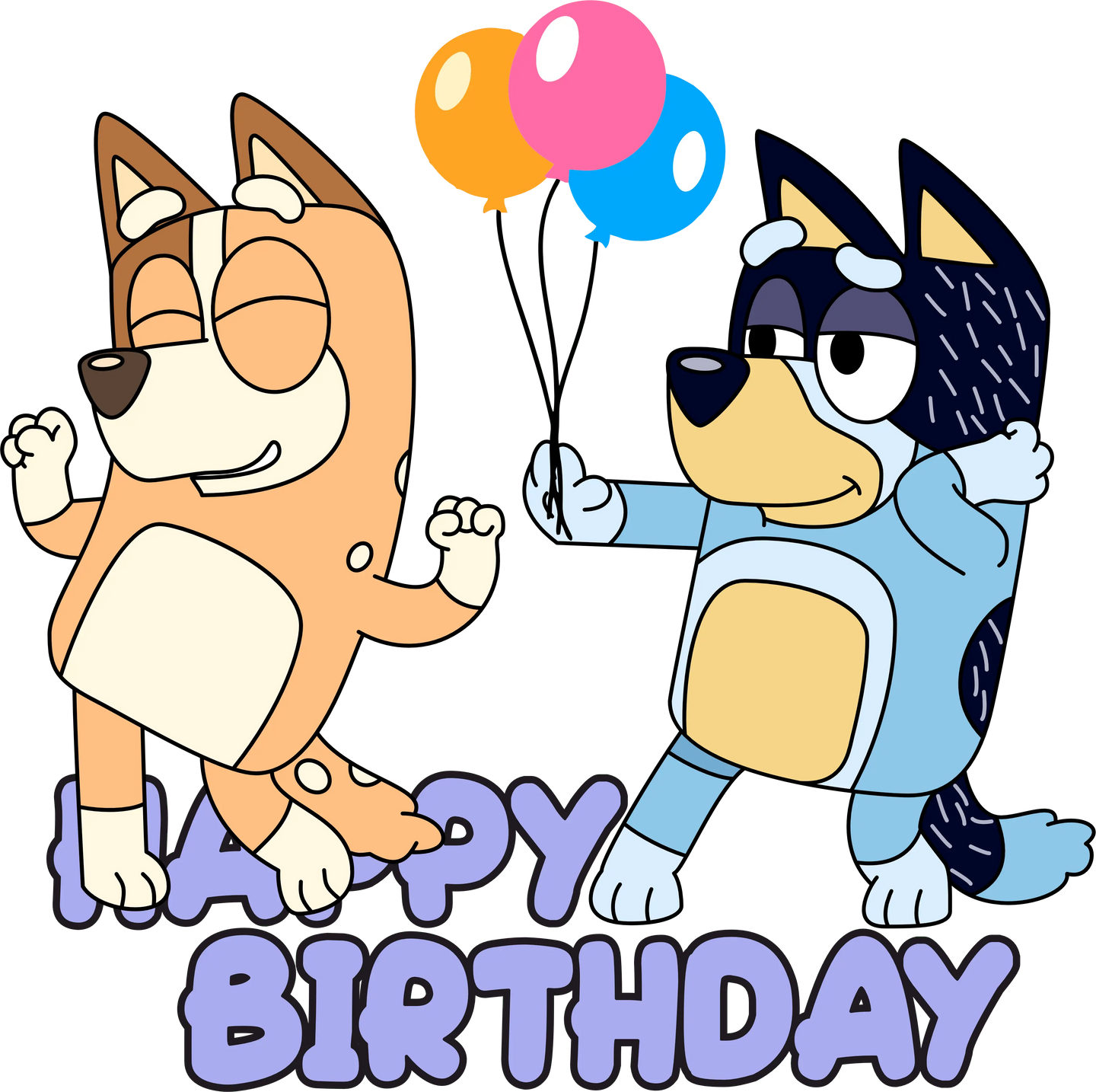 Bluey DTF Transfers Ready To Press – dtfdallas