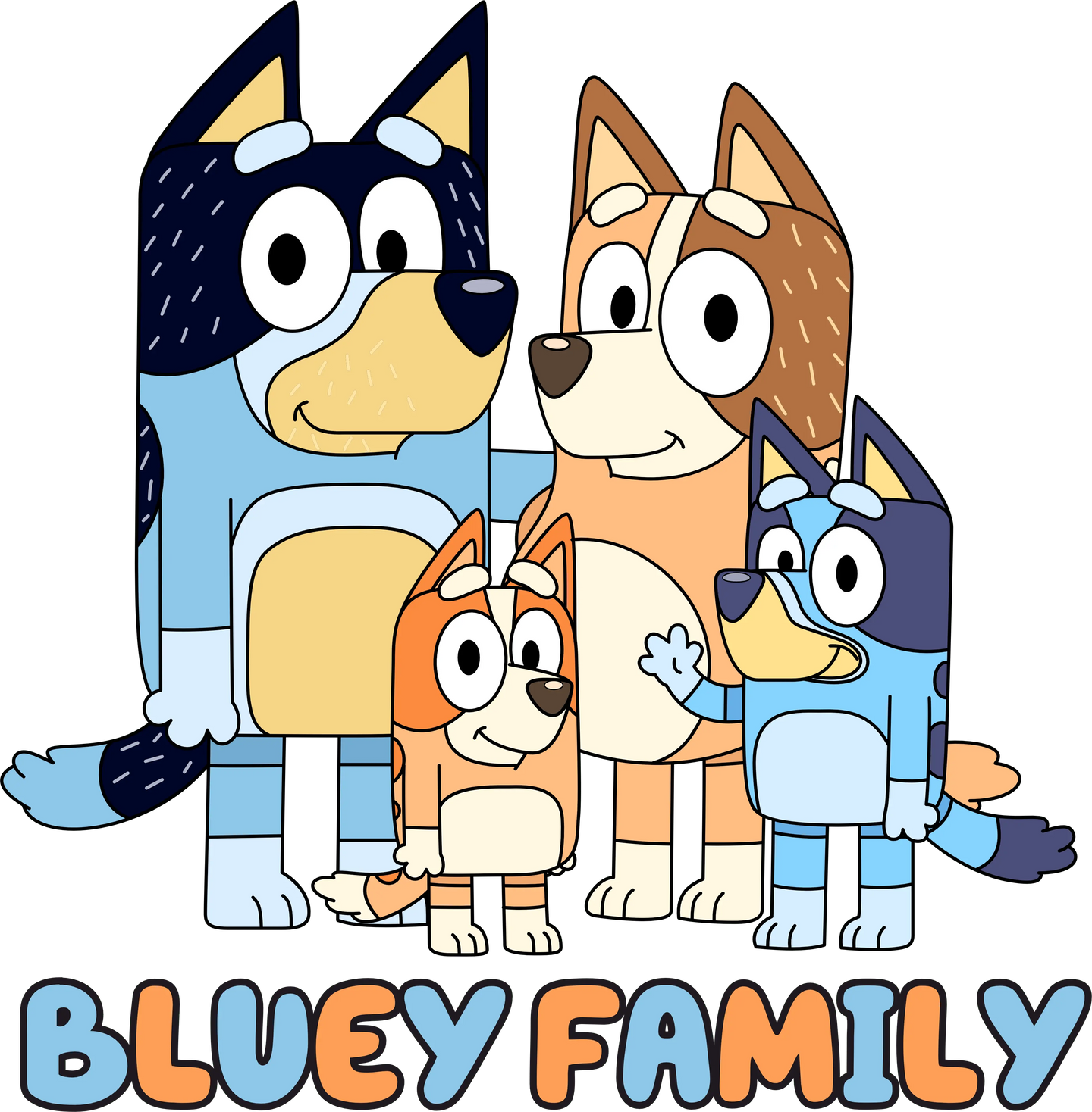 Bluey DTF Transfers Ready To Press – dtfdallas