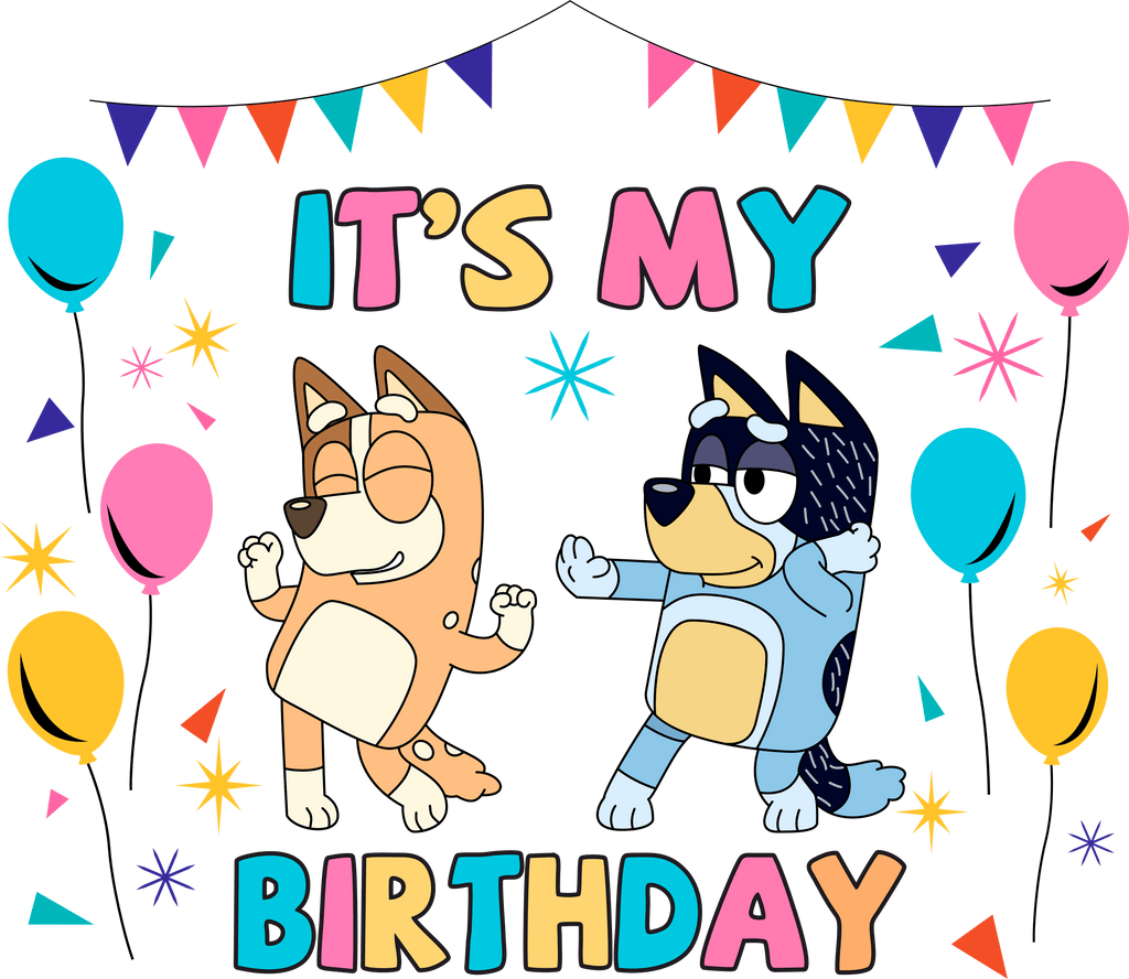 Bluey DTF Transfers Ready To Press – dtfdallas