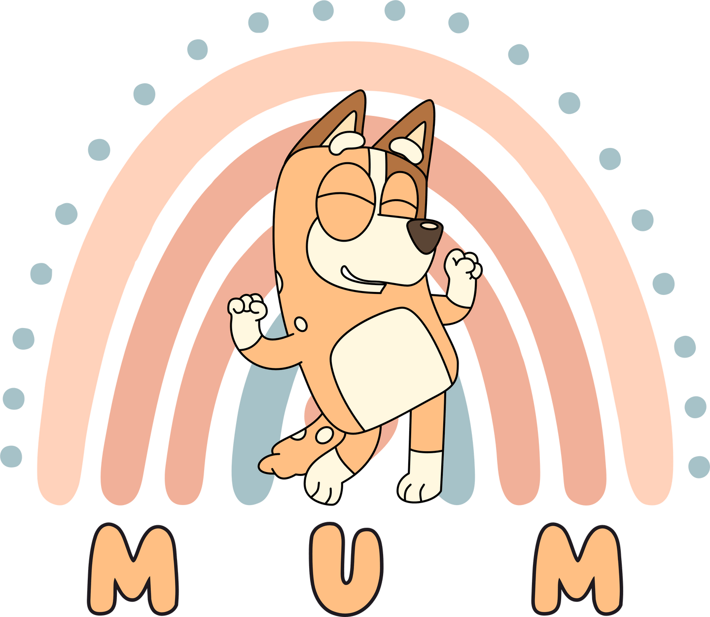 Bluey DTF Transfers Ready To Press – dtfdallas