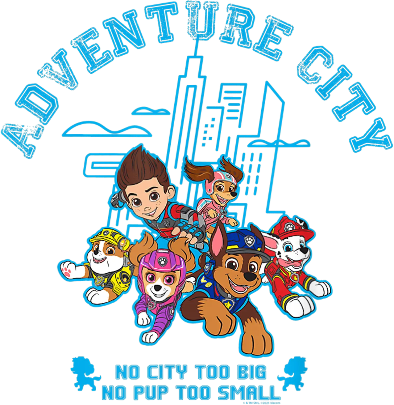 Adventure City Paw Patrol Design - DTF Ready To Press – DTF Dallas