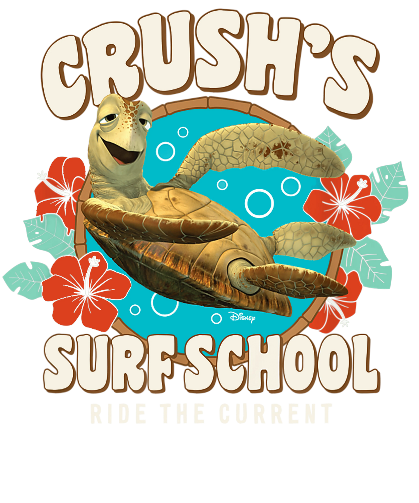 Disney Finding Nemo Crushs Surf School Ride | DTF Dallas