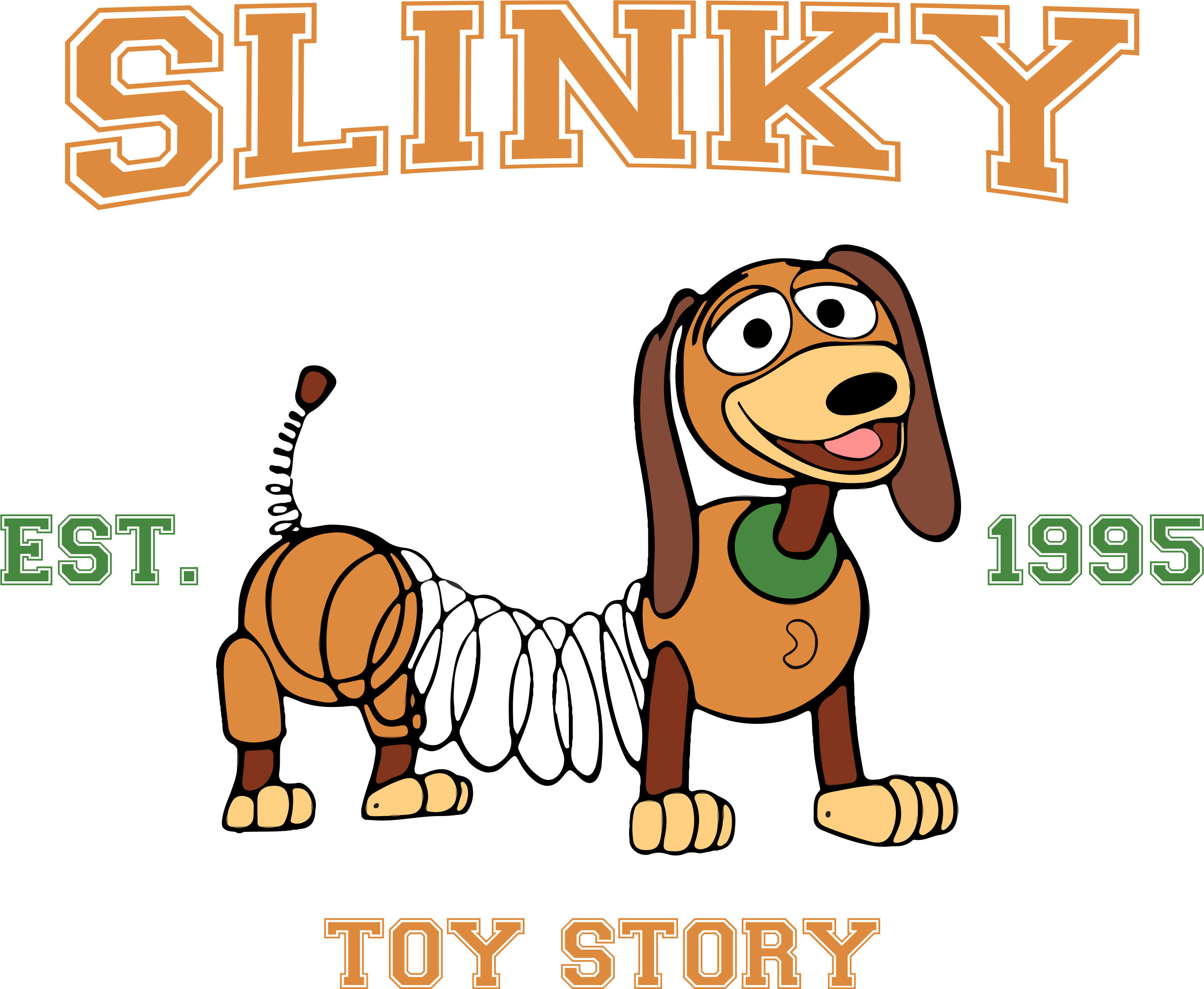 Disney Toy Story Slinky Design - DTF Ready To Press – DTF Dallas