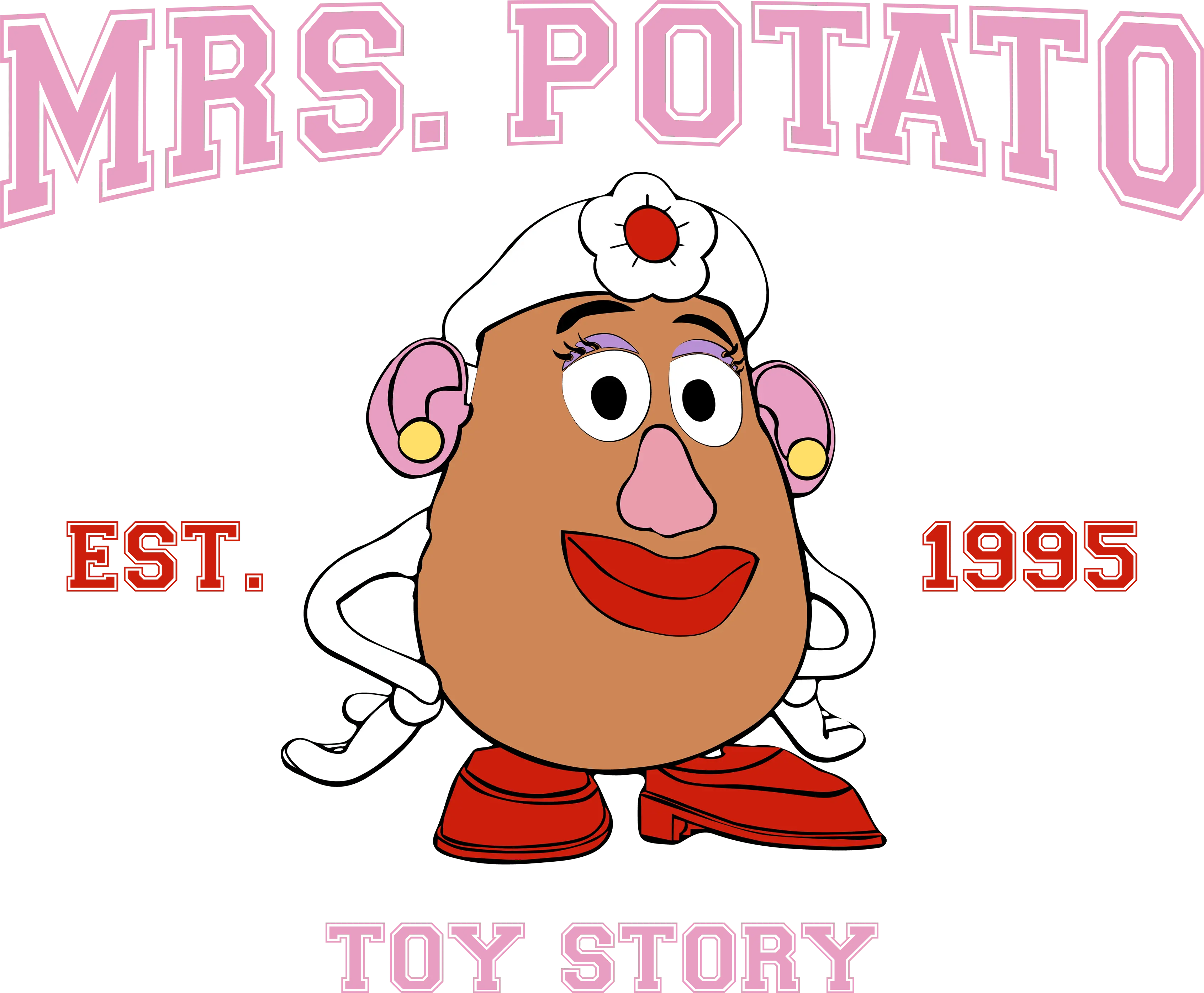 Disney Toy Story Mrs. Potato Design | DTF Dallas
