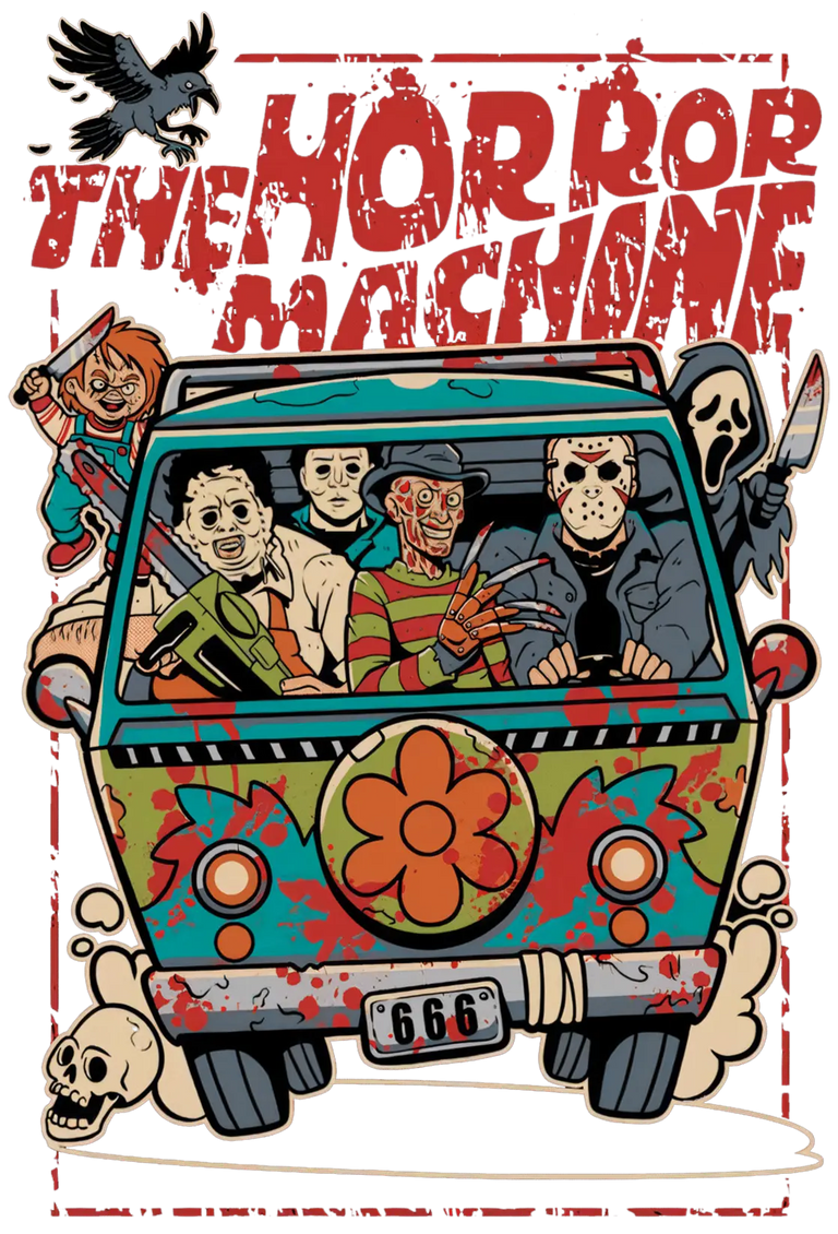 The Horror Machine Halloween Design | DTF Dallas