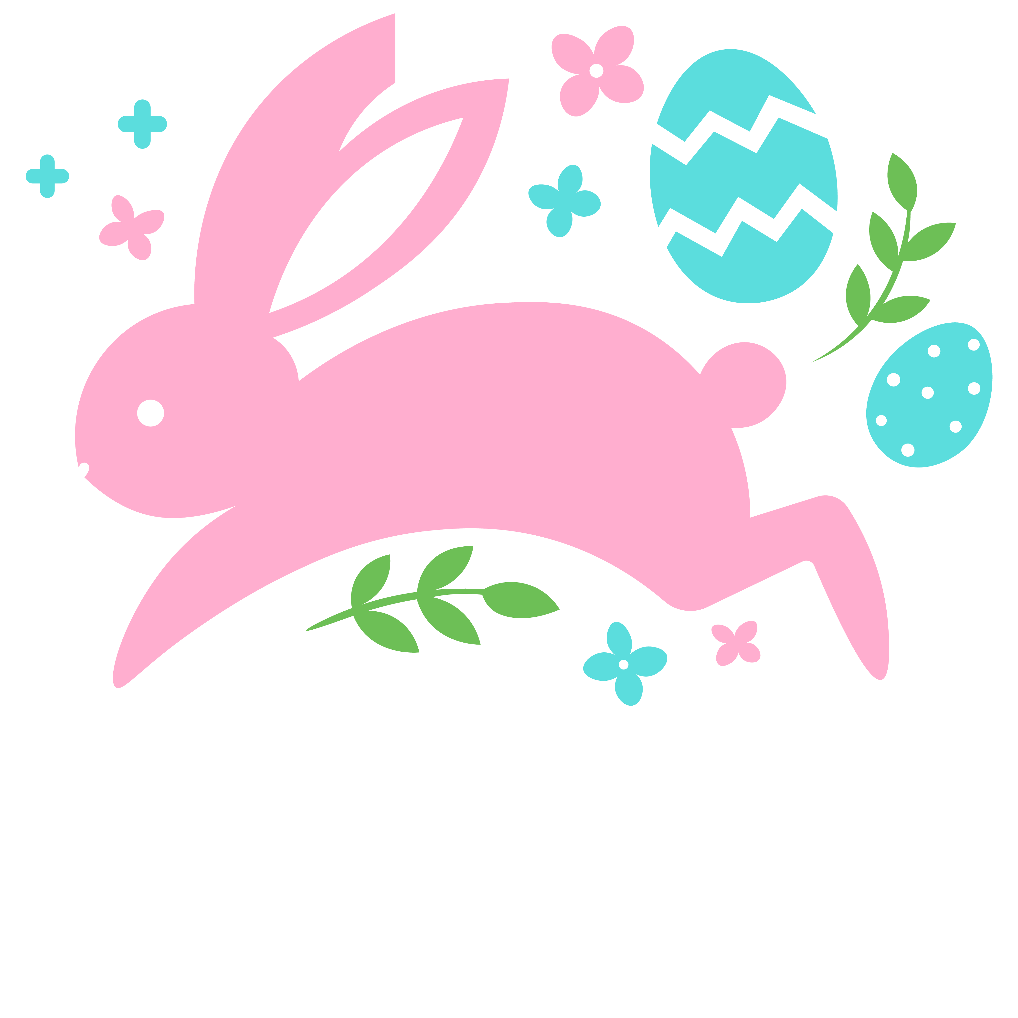 Easter Bunny Design DTF-Ready to Press (V2) | DTF Dallas