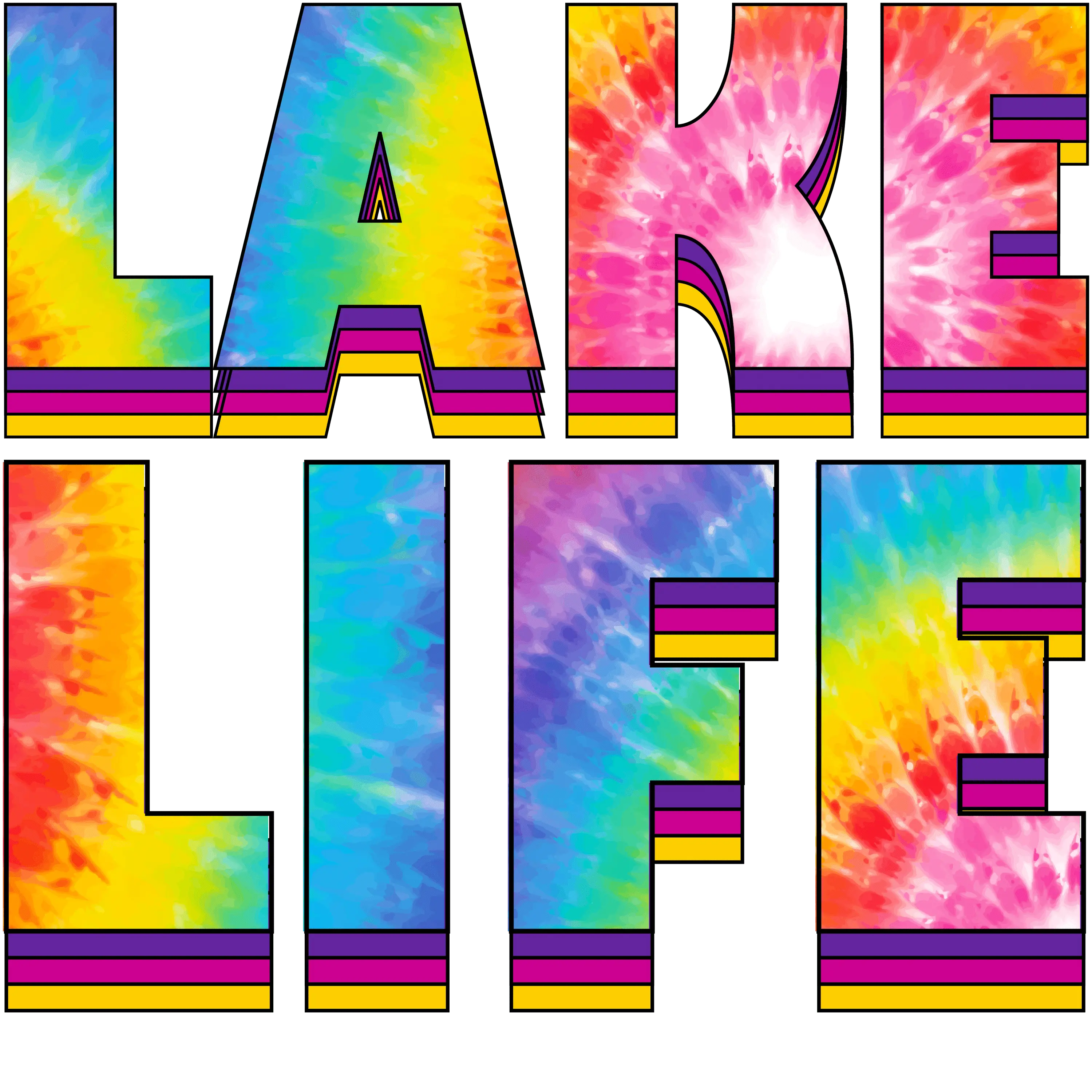 Lake Life Design DTF-Ready to Press | DTF Dallas
