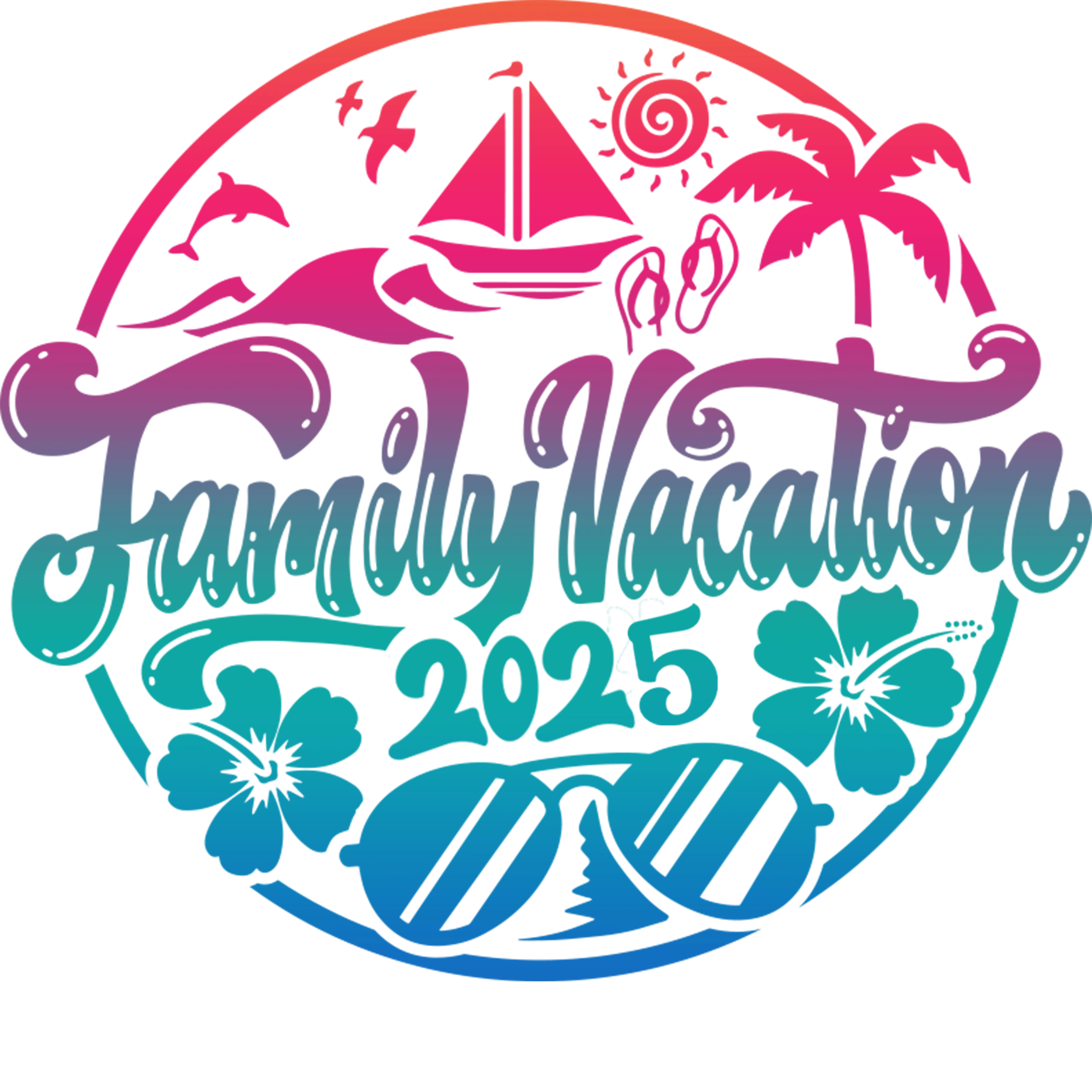 2025 Matching Family Vacation Design | DTF Dallas