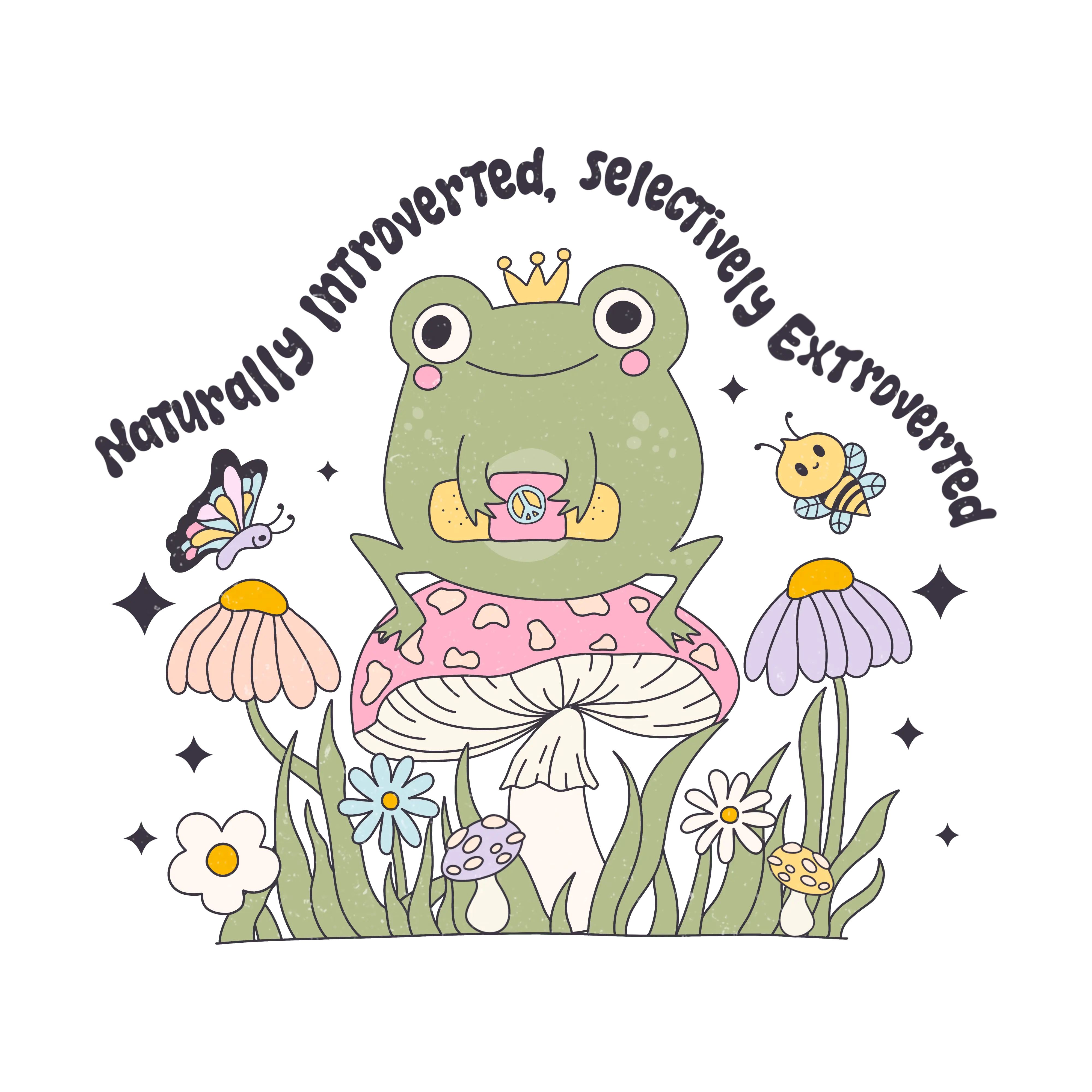 Sarcastic Frog Design - DTF Ready To Press – DTF Dallas