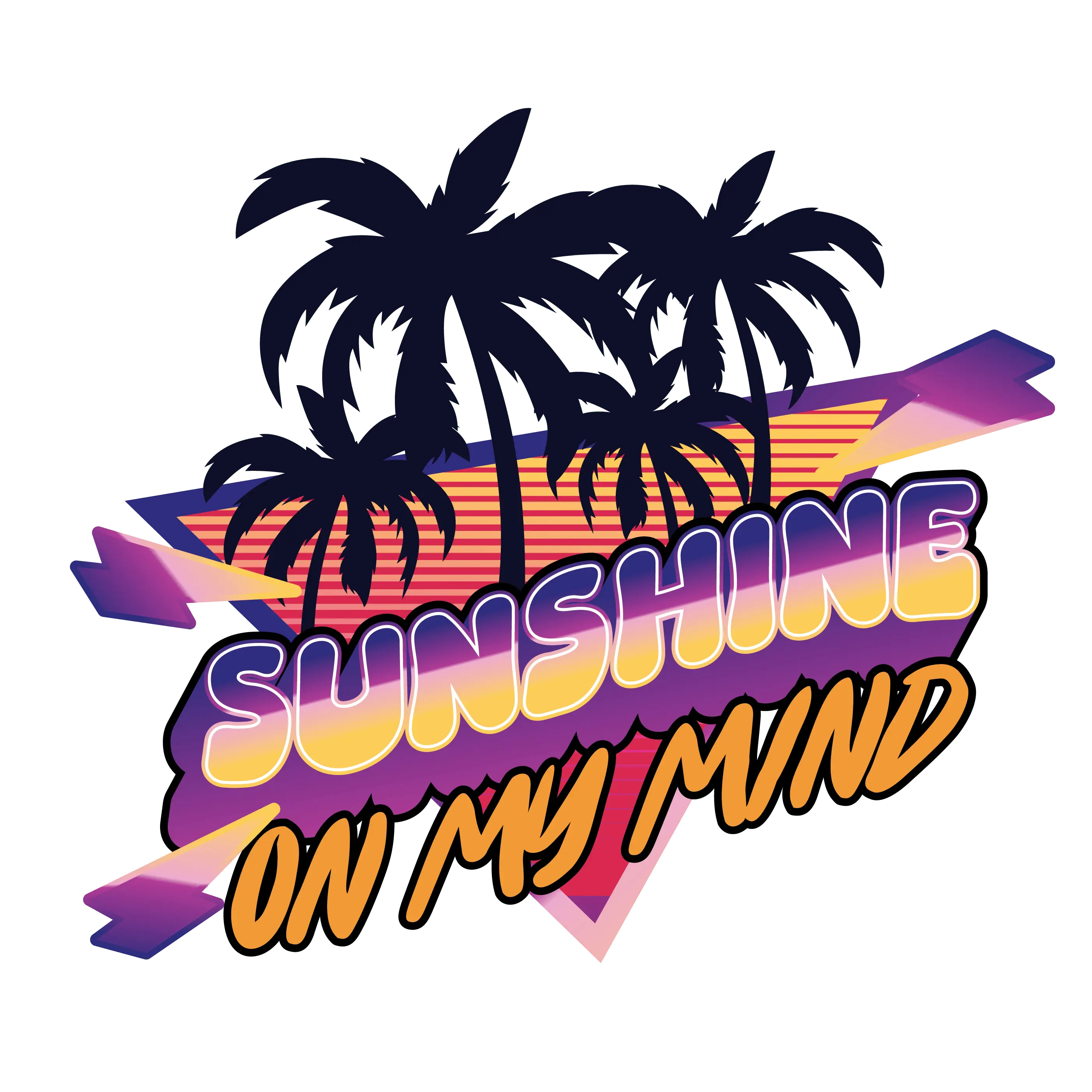 Sunshine On My Mind Design - DTF Ready To Press – dtfdallas