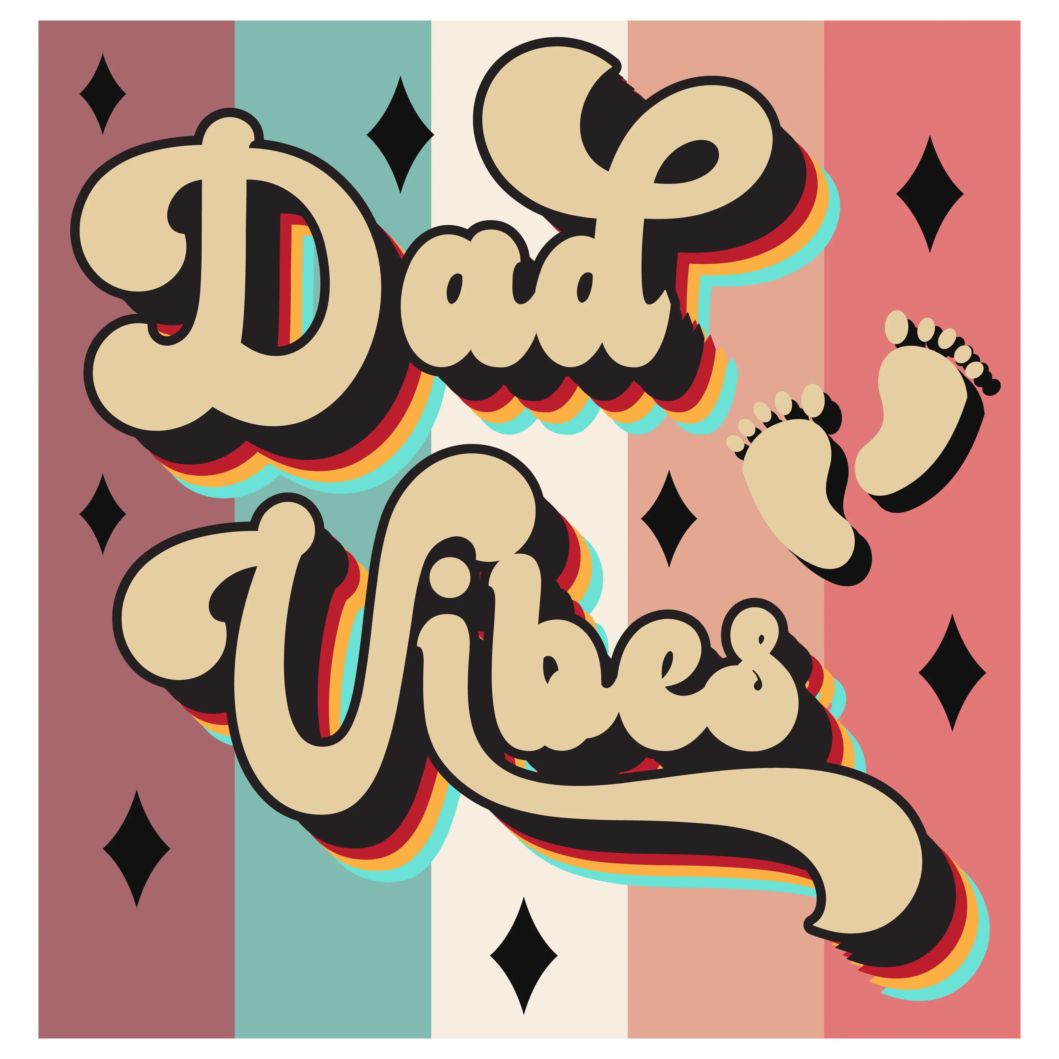 Dad Vibes Design - DTF Ready To Press – DTF Dallas