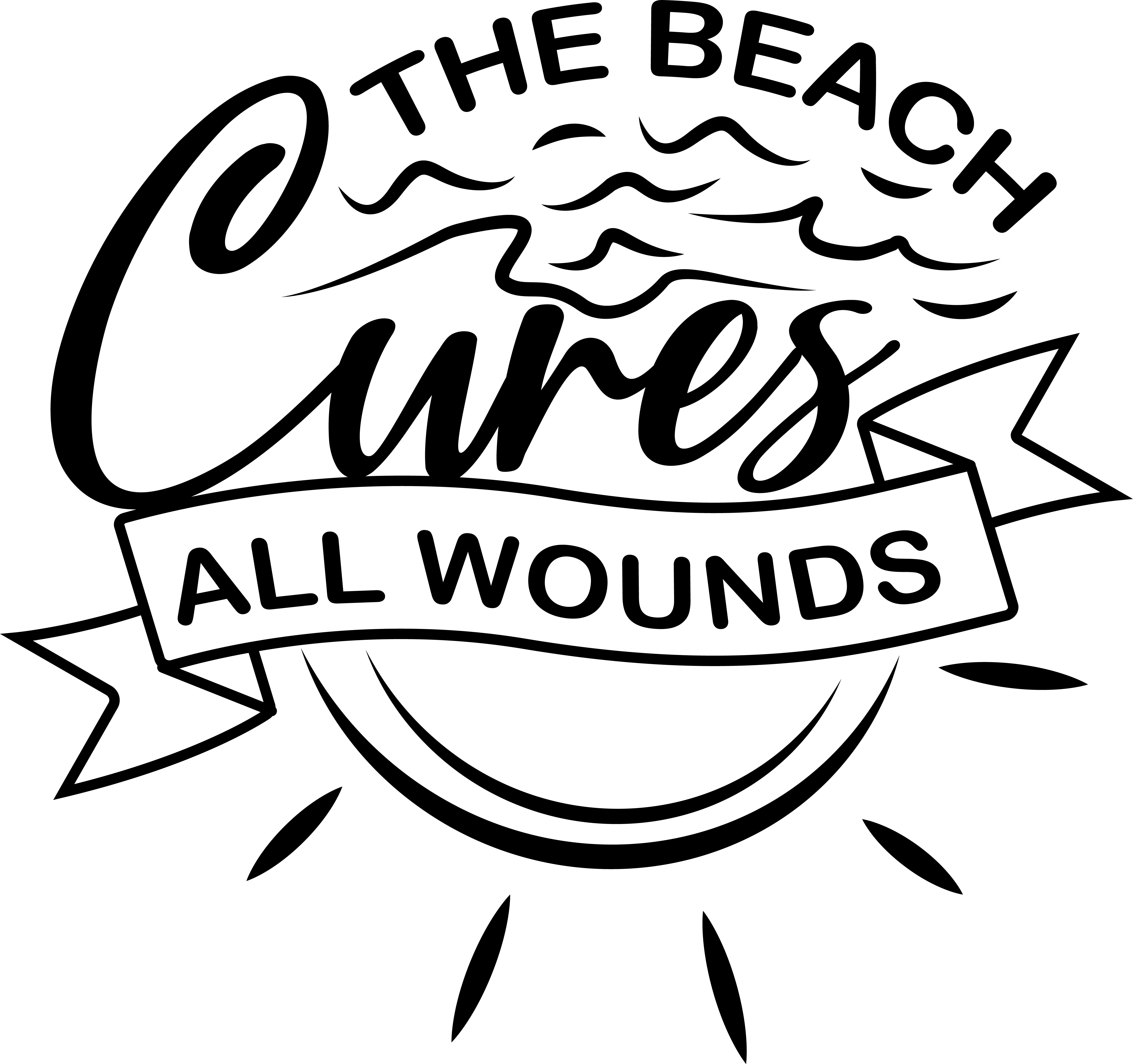 The Beach Cures All Wounds Design | DTF Dallas