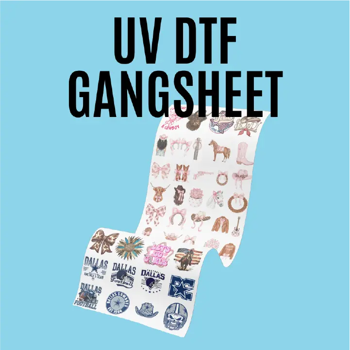 UV DTF Gang Sheet | Custom Designs at DTF Dallas