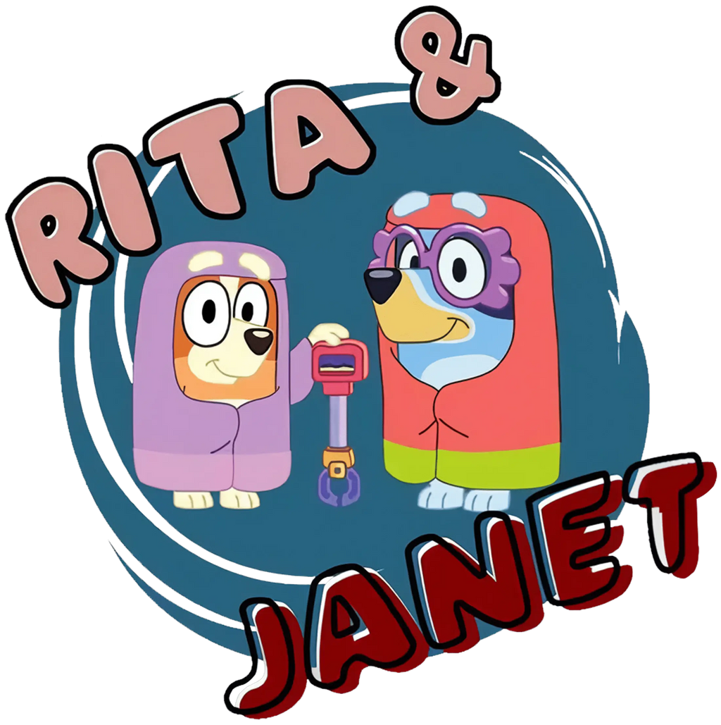 Bluey Rita And Janet Design - DTF Ready To Press – DTF Dallas