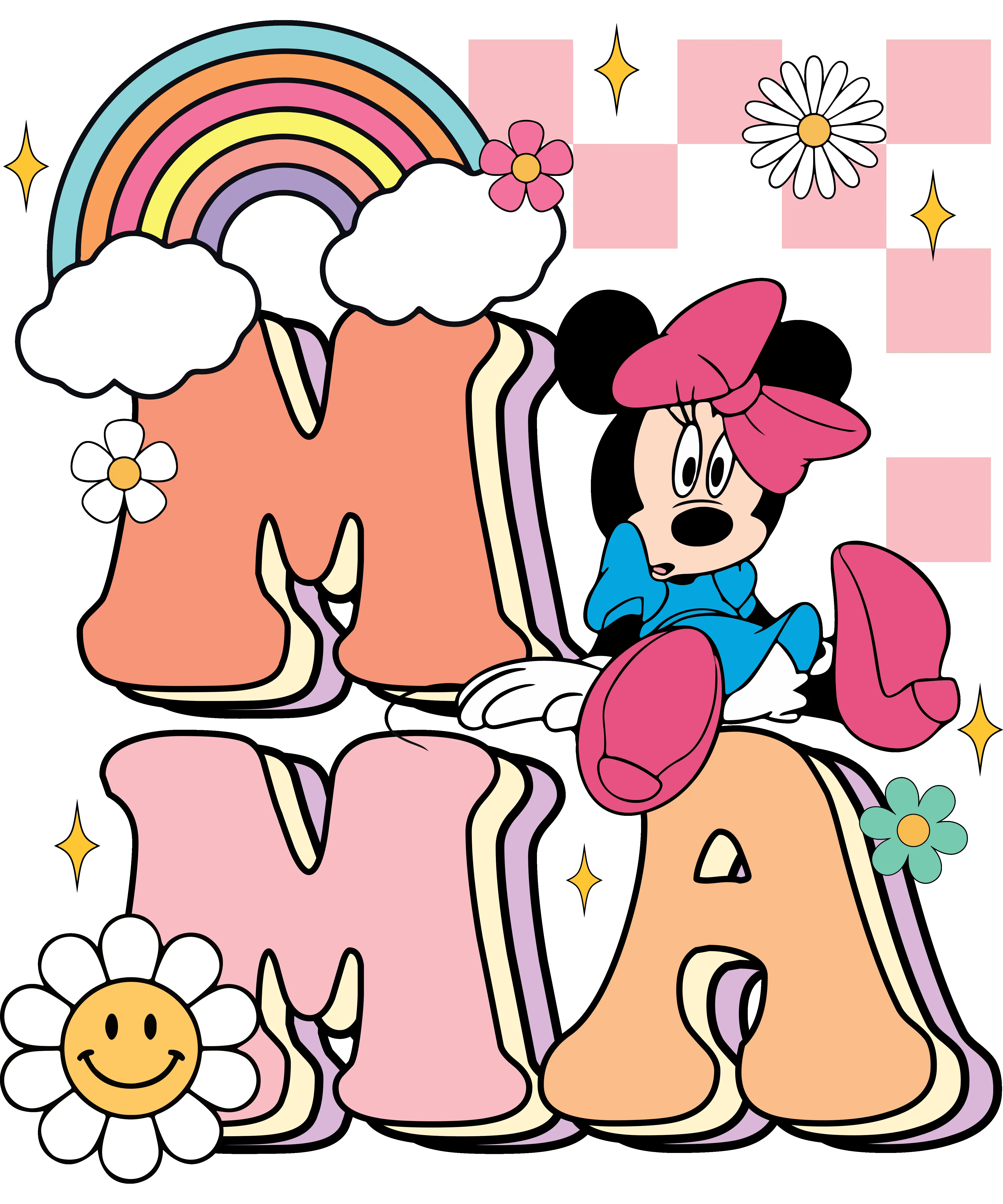 Mama Minnie Mouse Design - DTF Ready To Press – DTF Dallas