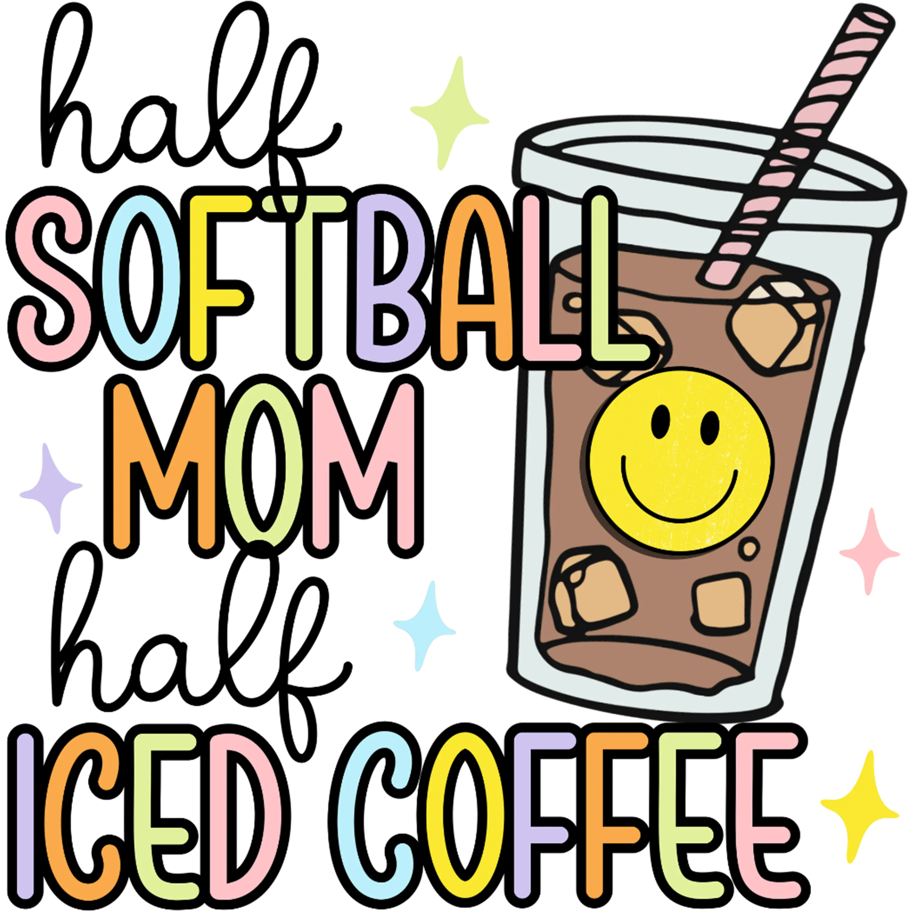 Softball Mom DTF Design - Ready to Press | DTF Dallas