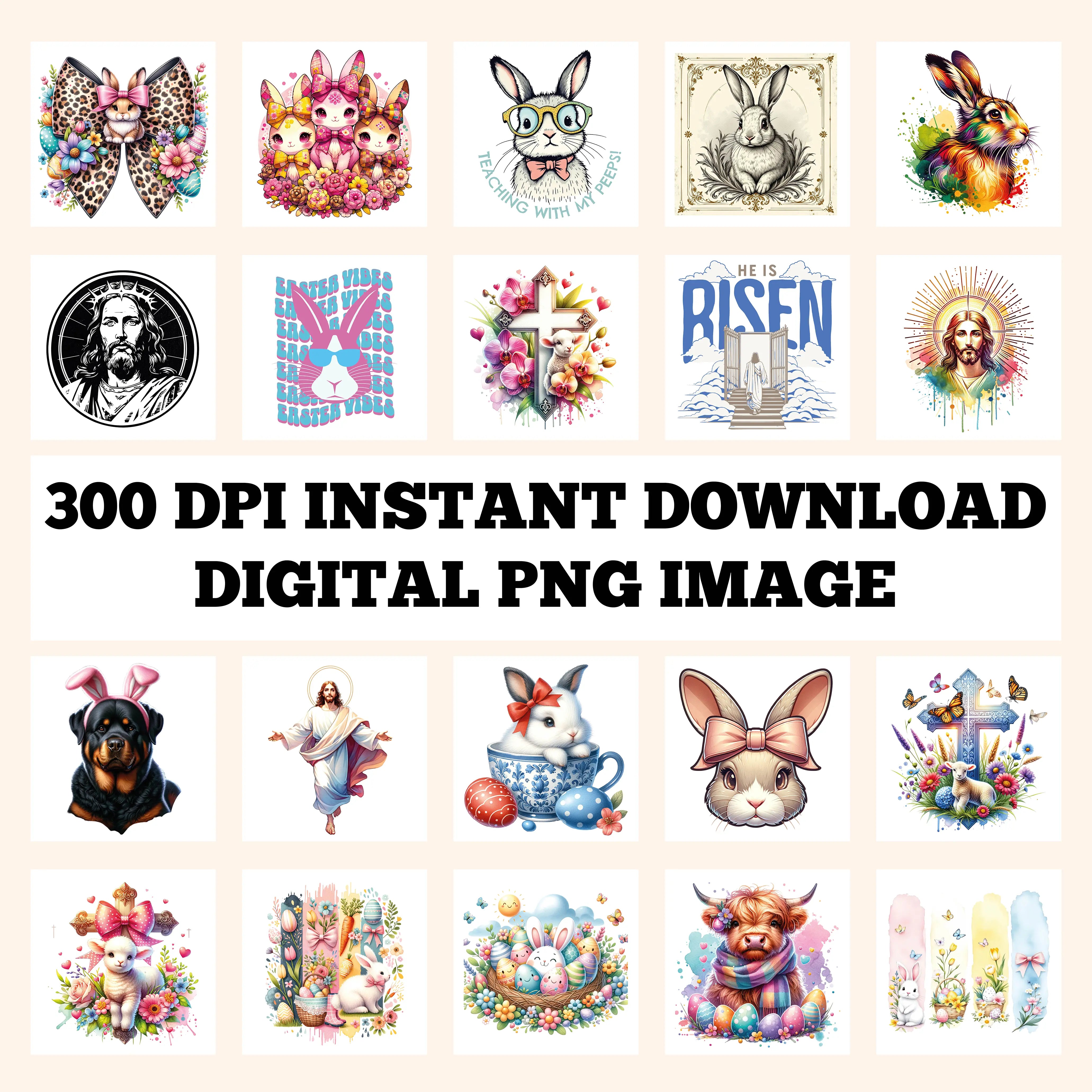 Easter Designs Digital PNG – DTF Dallas