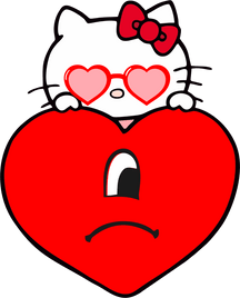 Hello Kitty and Bad Bunny Couple Design | DTF Dallas
