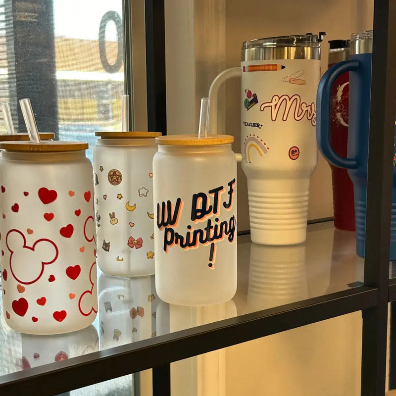 Custom UV DTF Stickers with Same-Day Shipping | DTF Dallas